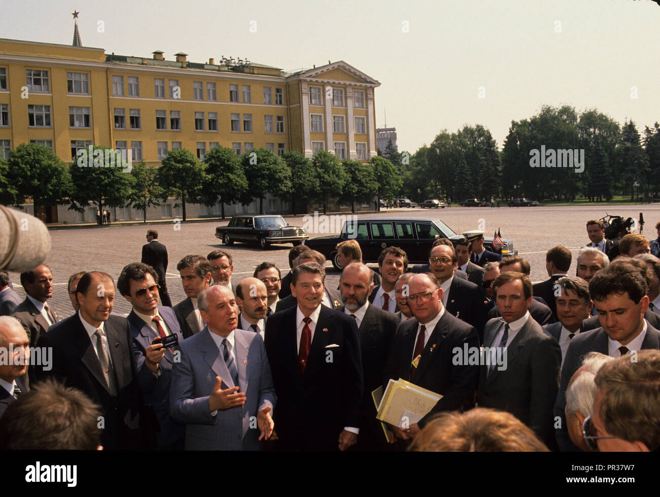 Reagan Gorbachev Banque d'image et photos - Alamy