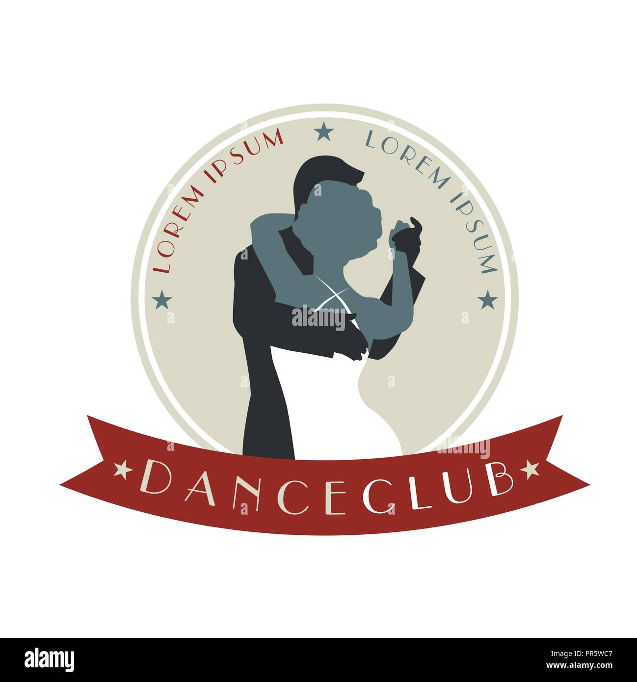 Bal danse vintage Banque d'images vectorielles - Alamy