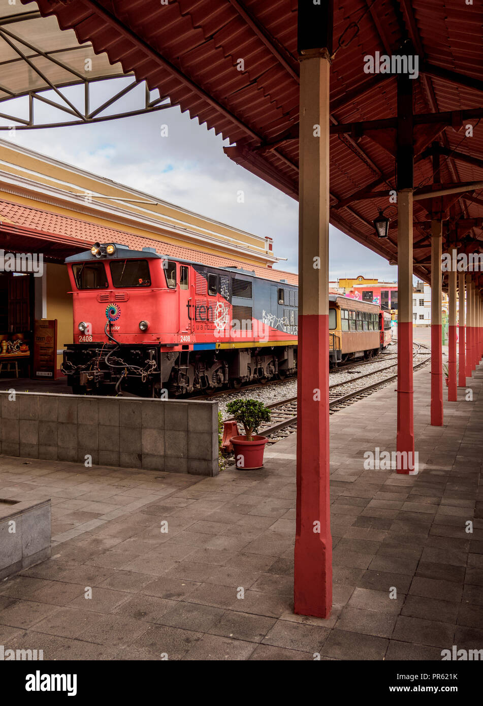 Riobamba train station riobamba ecuador Banque de photographies et d ...