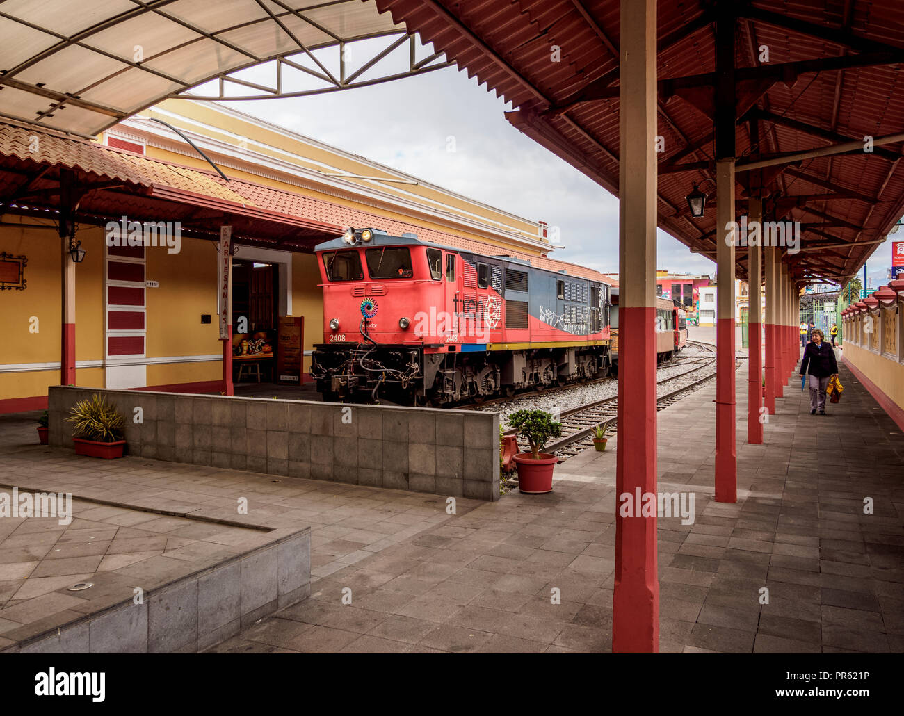 Riobamba train station riobamba ecuador Banque de photographies et d ...