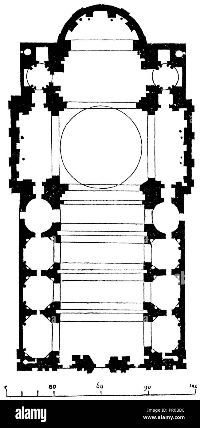 Eglise de gesu rome Banque d'images noir et blanc - Alamy