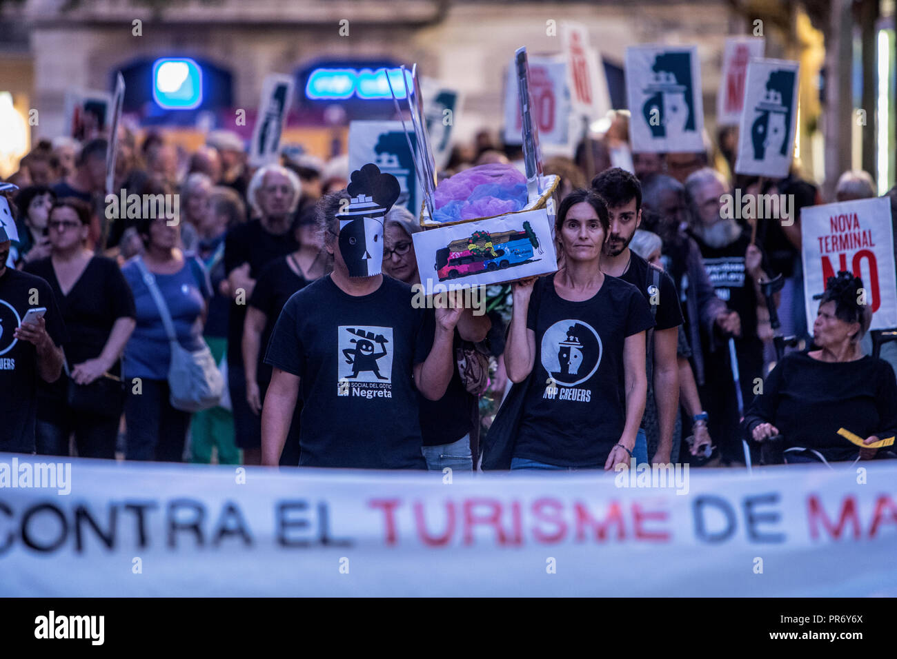 Barcelona mass tourism protest Banque de photographies et d’images à ...