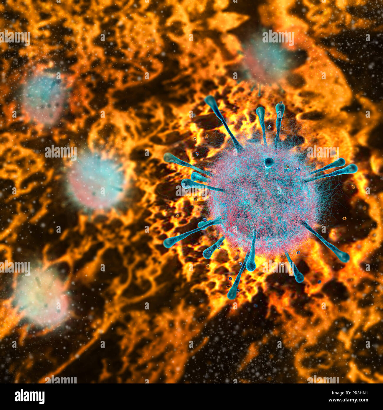 Cellule vu au microscope Banque de photographies et d’images à haute ...