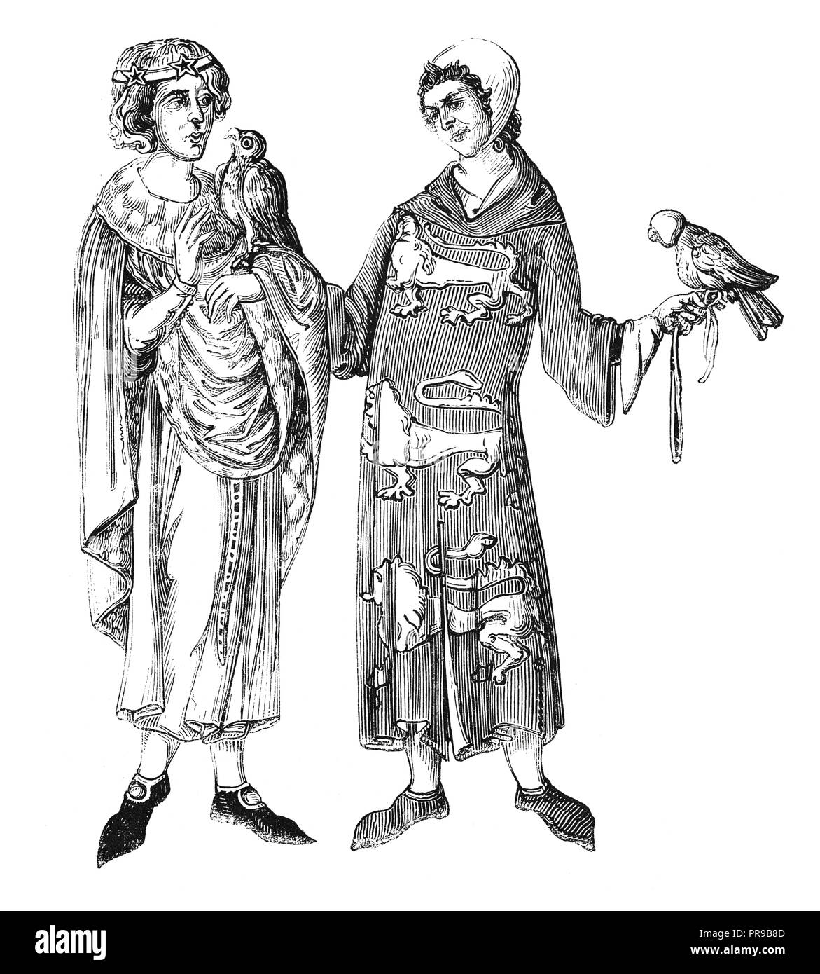 Miniatures médiévales Banque d'images détourées - Alamy