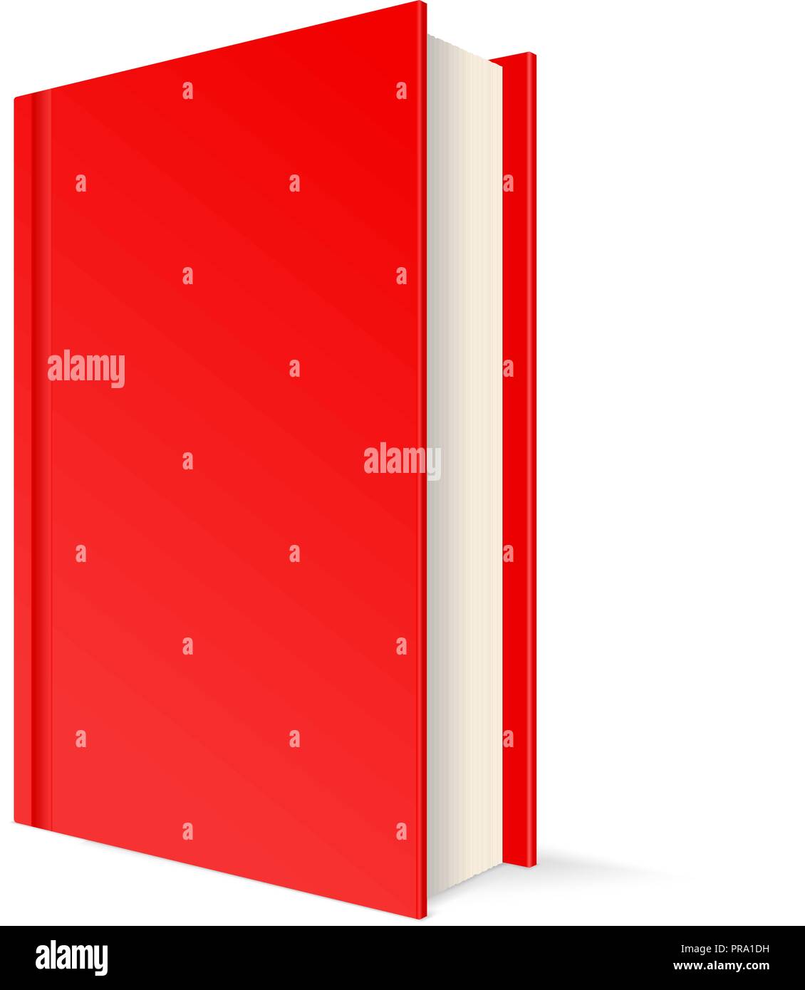 Couverture de livre rouge Banque d'images vectorielles - Alamy