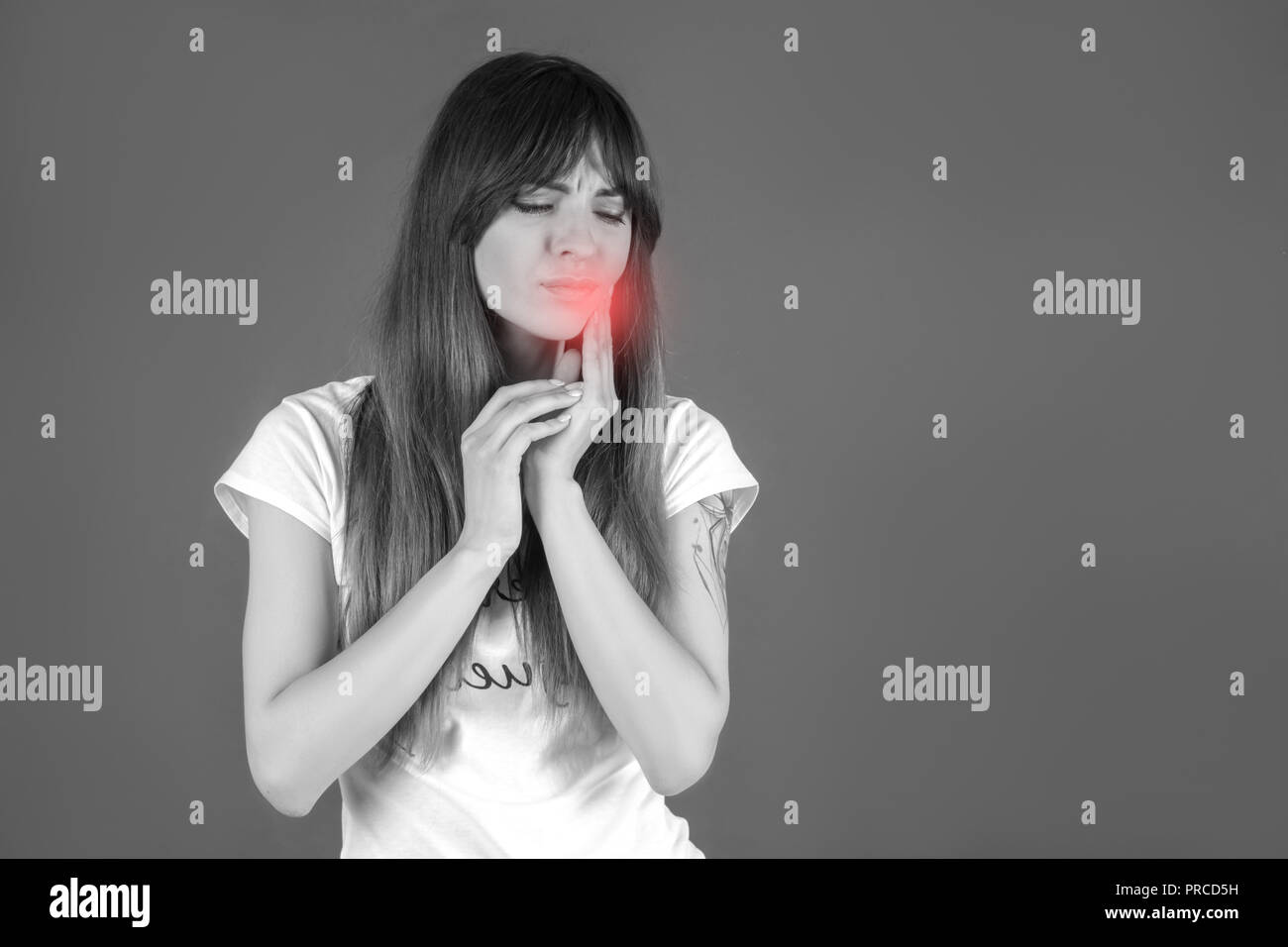 Mains sur le visage Banque de photographies et d’images à haute ...