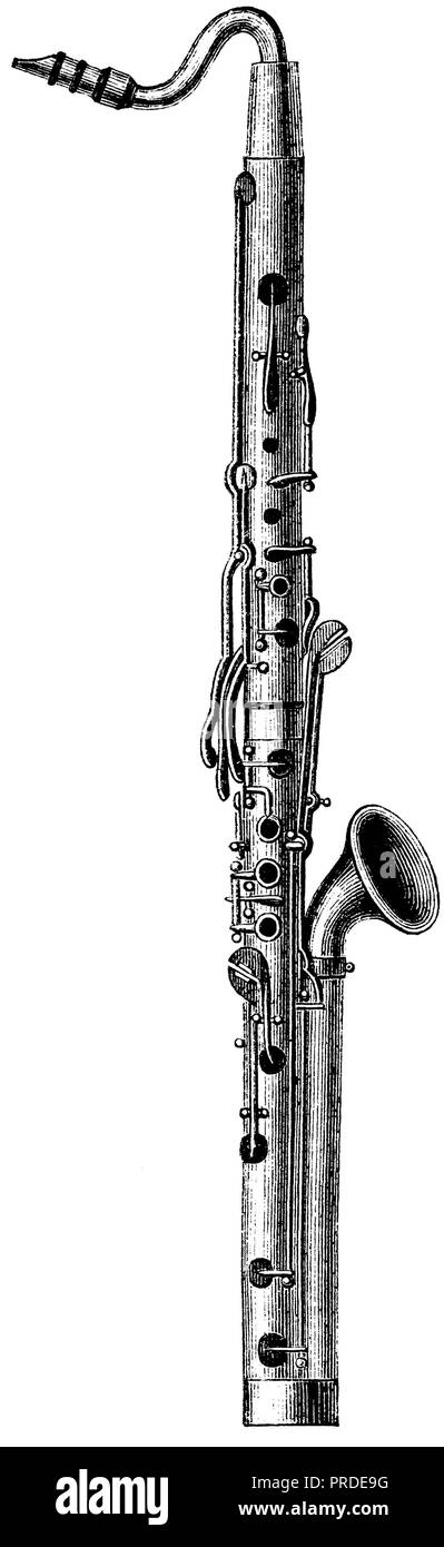 Basset clarinet Banque d'images noir et blanc - Alamy