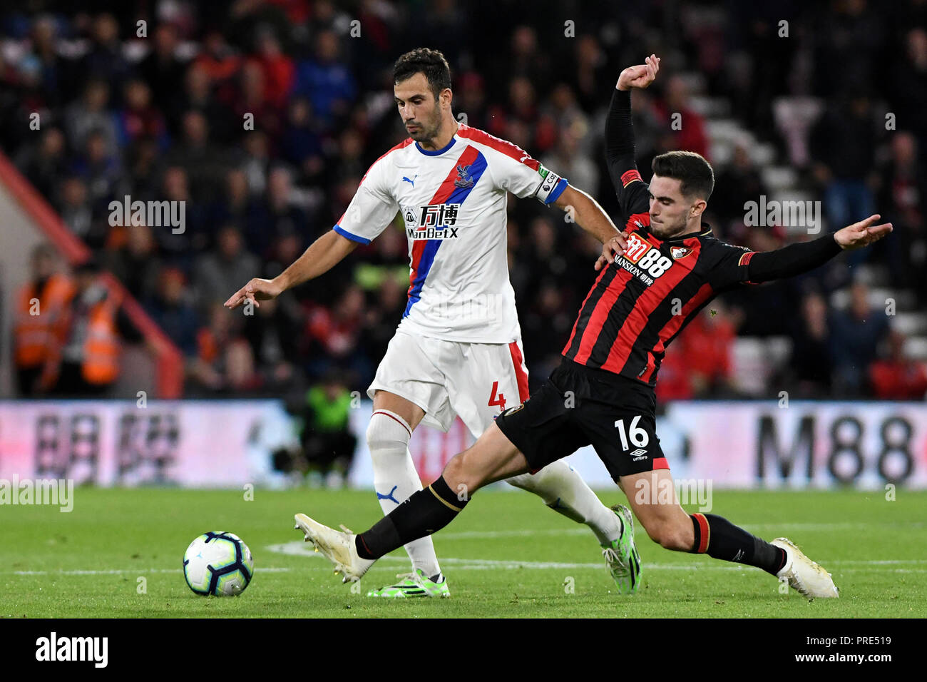 Bournemouth, Royaume-Uni. 09Th Oct, 2018. Lewis Cook, de Bournemouth ...