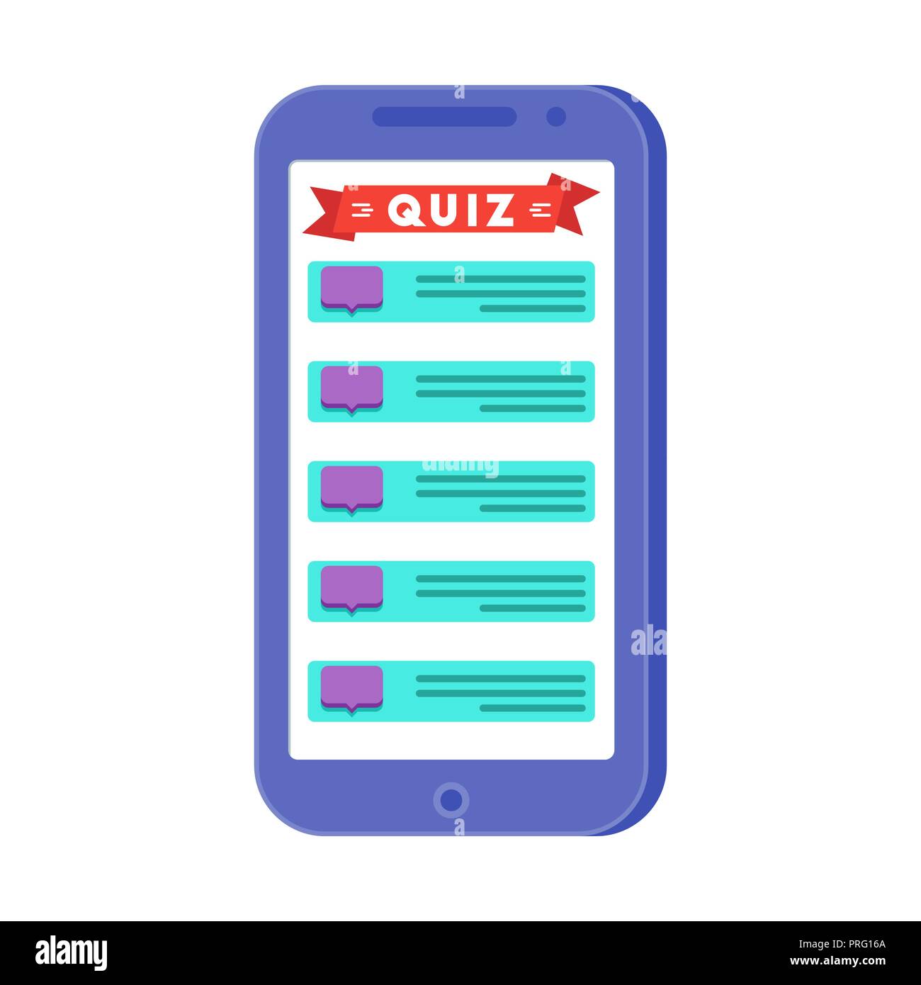 Quiz smartphone Banque de photographies et d’images à haute résolution ...