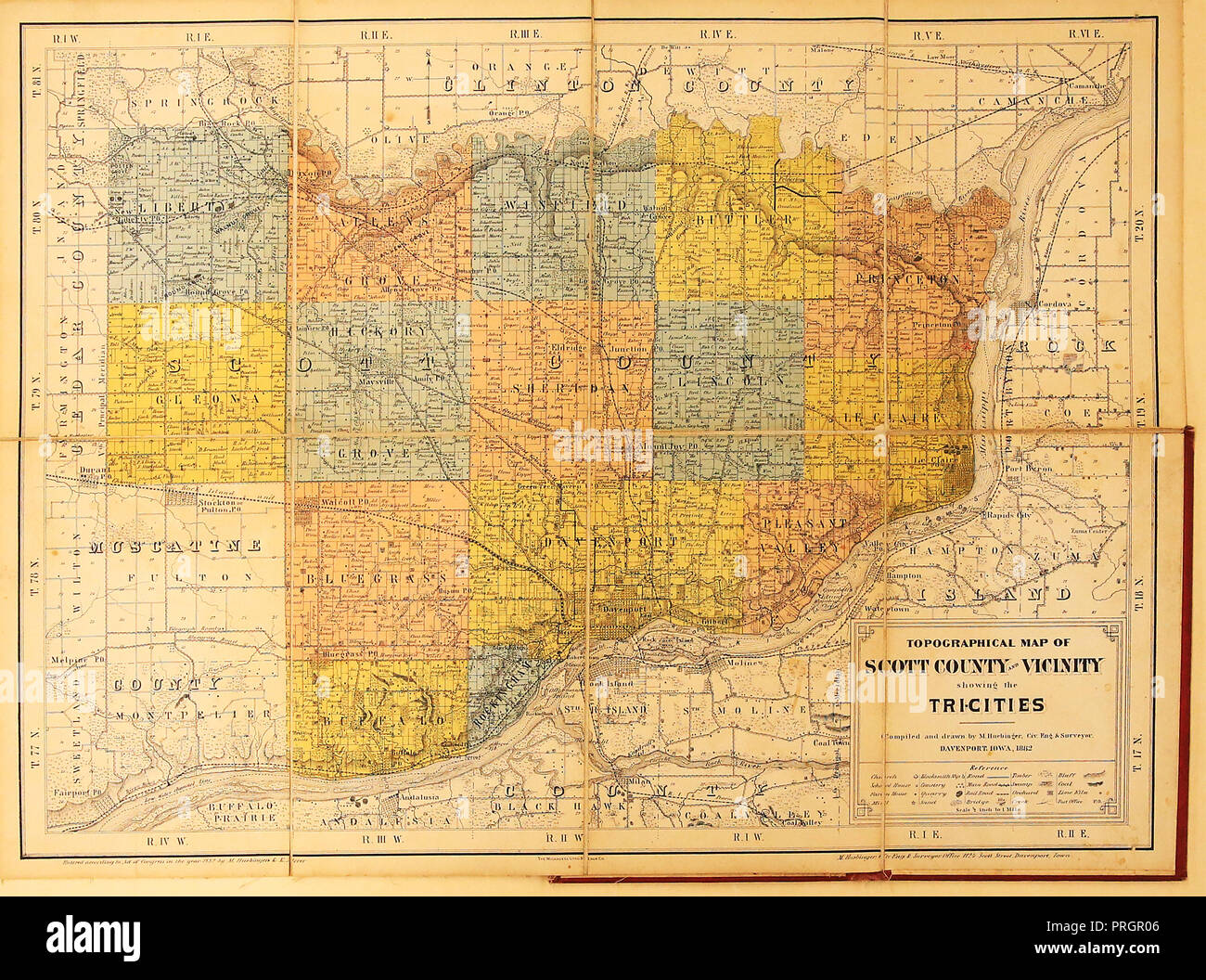Carte de la ville de scott Banque de photographies et d’images à haute ...
