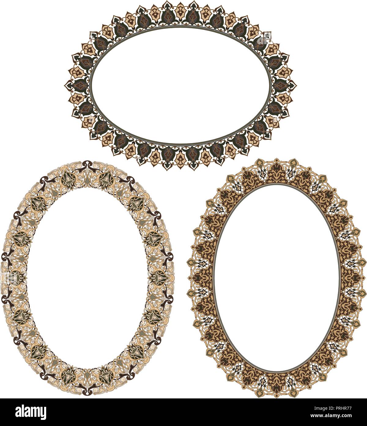 Oval frame illustration Banque d'images vectorielles - Page 2 - Alamy