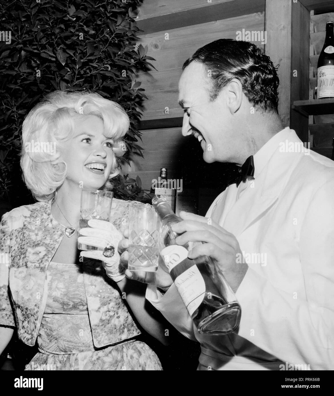 Jayne mansfield actress Banque d'images noir et blanc - Alamy