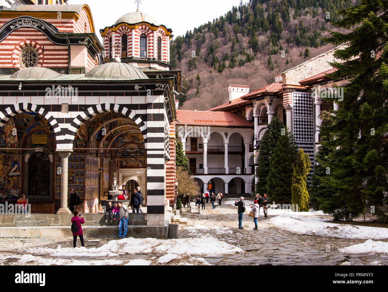 Monastère de Saint Ivan de Rila, ou le Monastère de Rila, le plus grand ...