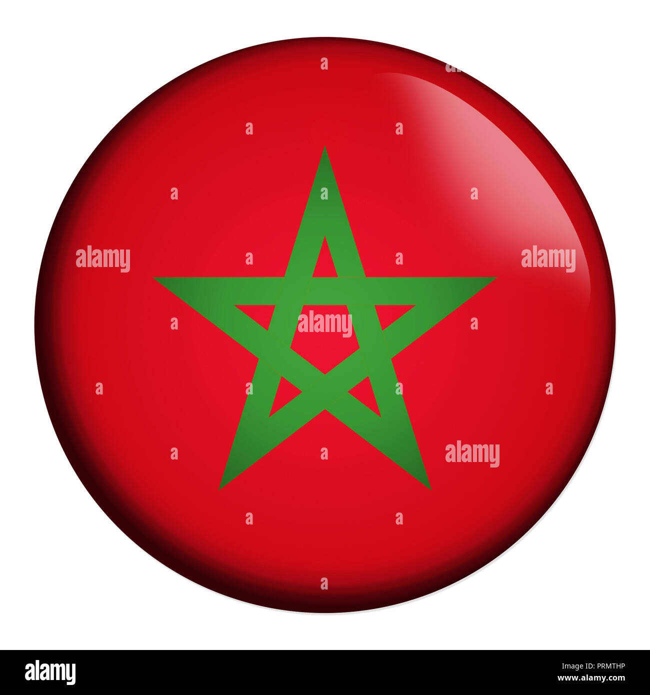 Pin location maroc flag icon Banque de photographies et d’images à ...