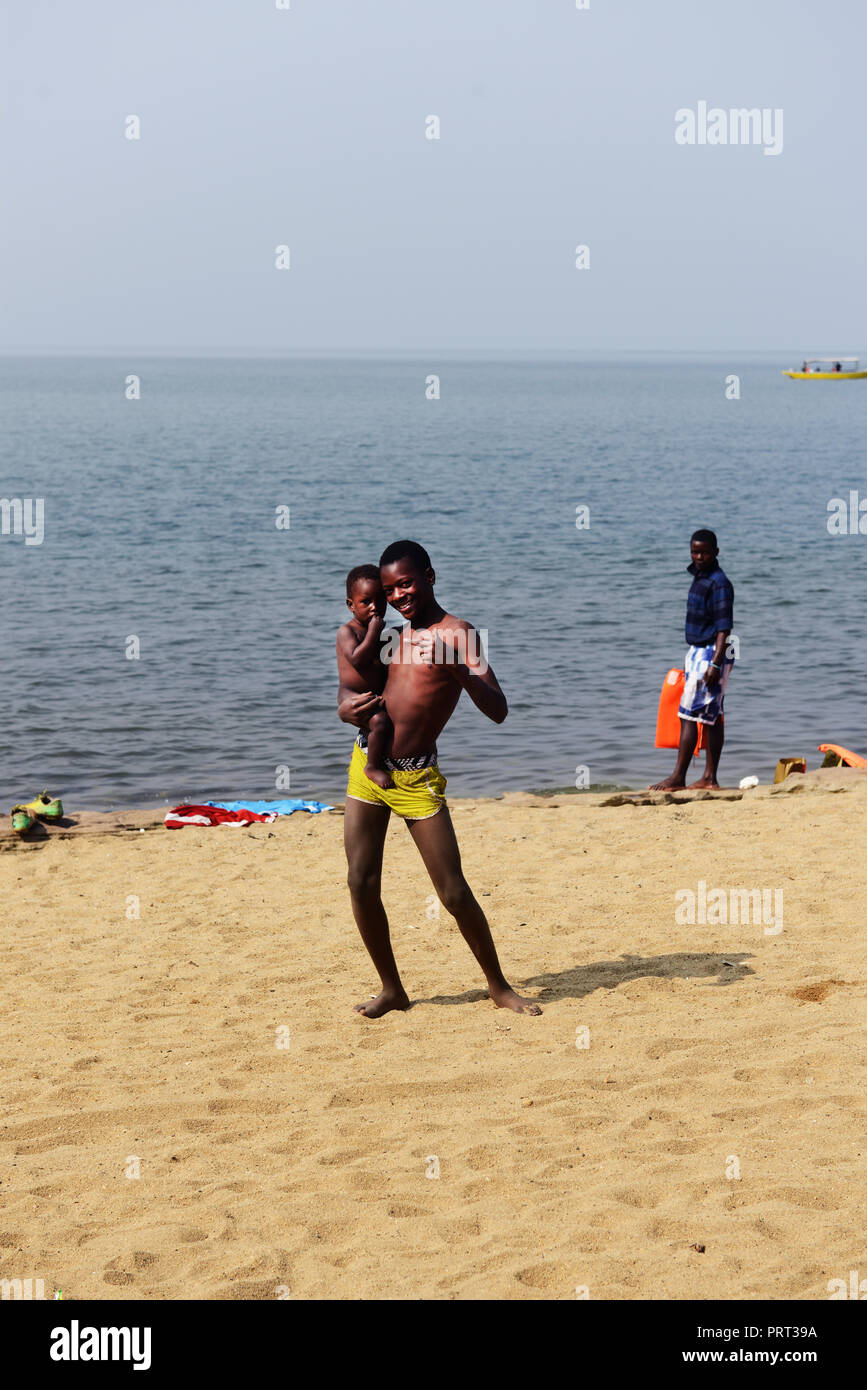 Lake Kivu Gisenyi Rwanda Banque d'image et photos - Alamy