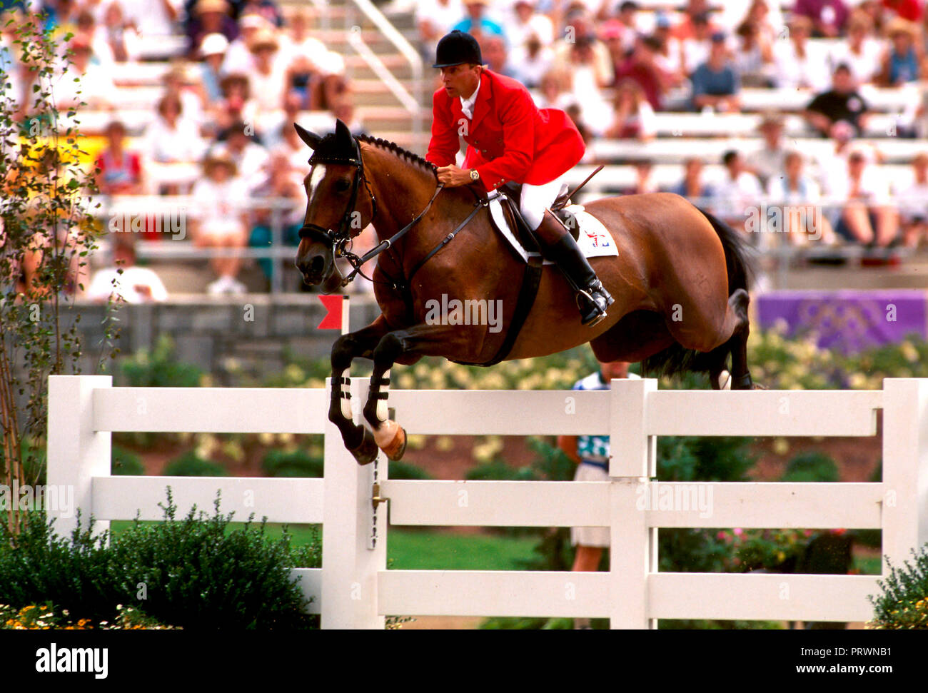 Fichier : Tilburg, Pays-Bas, 4 octobre 2018 : International showjumper Bert Romp est décédé à l ...
