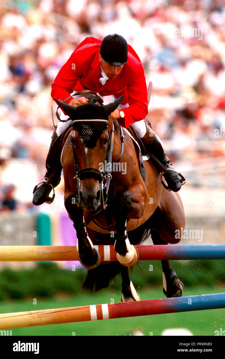 Fichier : Tilburg, Pays-Bas, 4 octobre 2018 : International showjumper Bert Romp est décédé à l ...