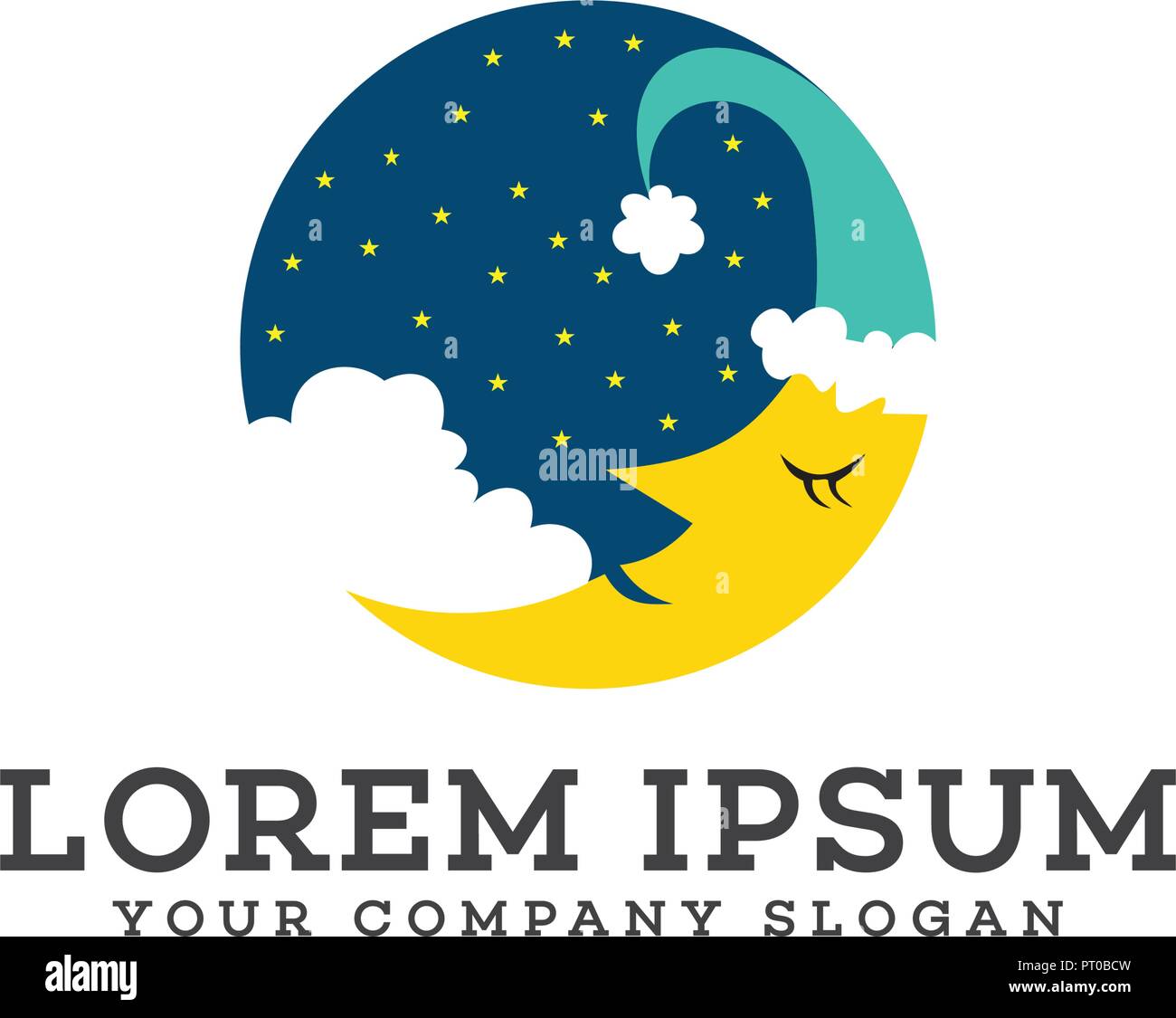 Logo Lune Banque d'image et photos - Alamy