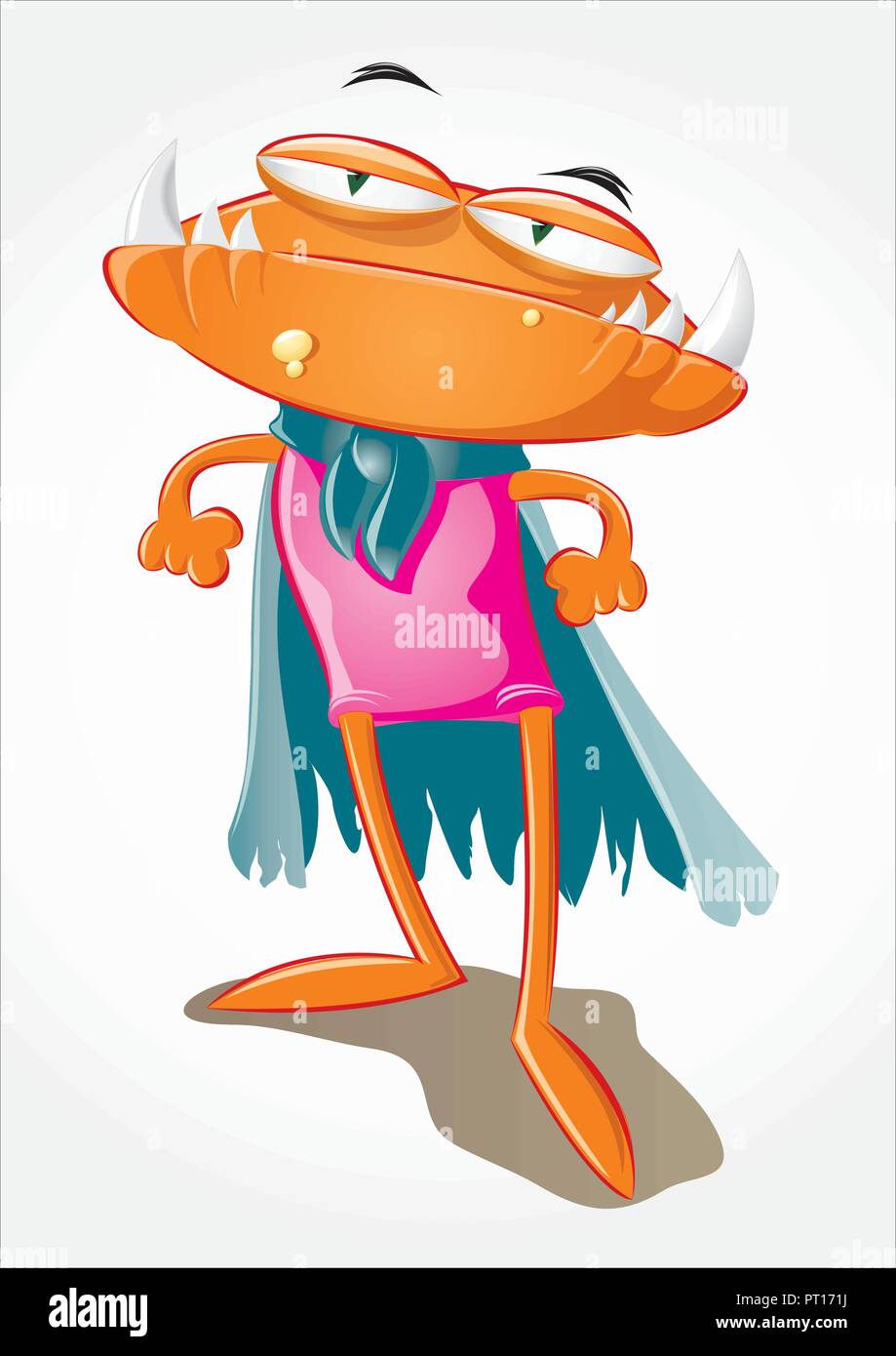 Orange bacteria Banque d'images vectorielles - Alamy