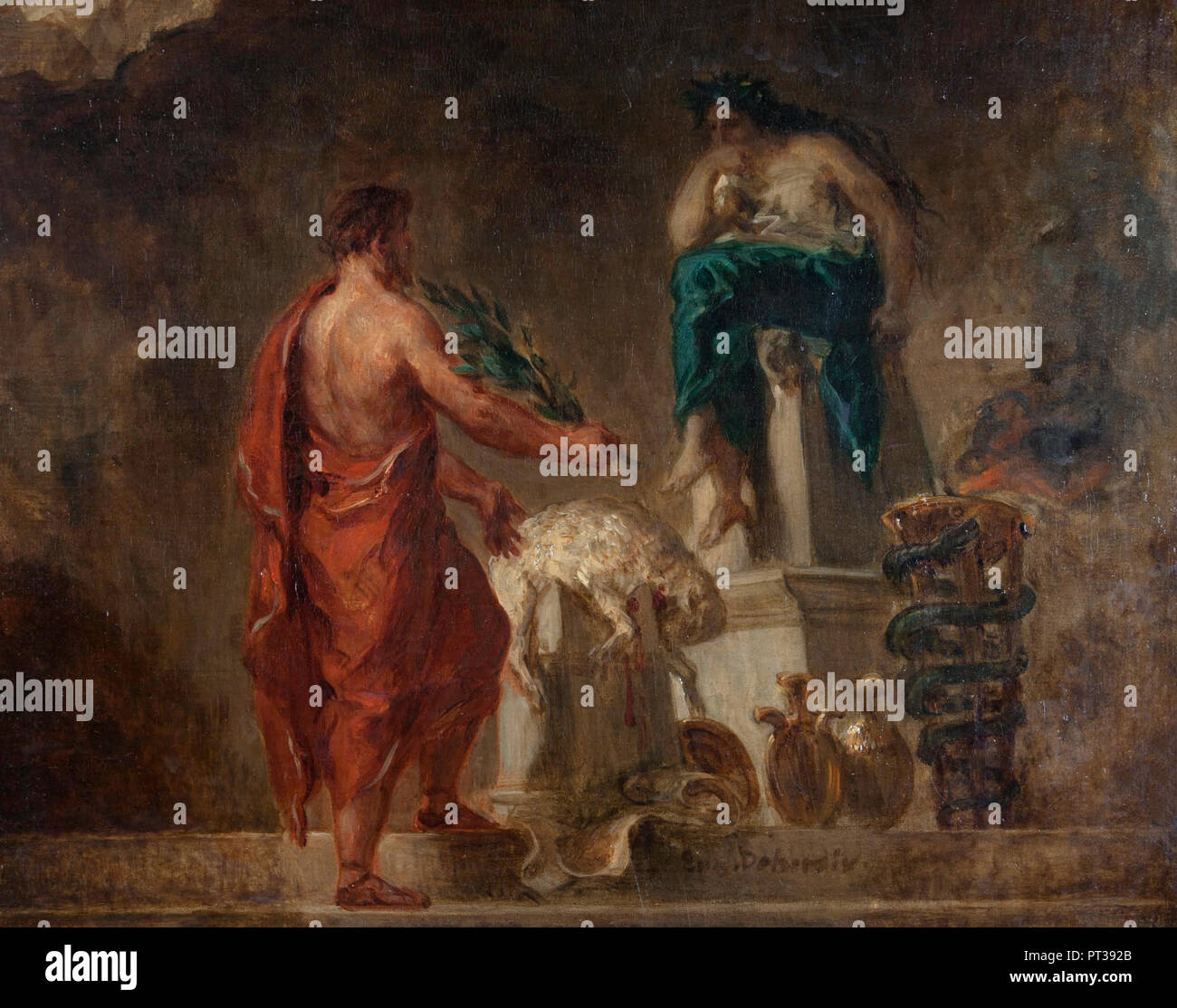 La pythie Banque de photographies et d’images à haute résolution - Alamy