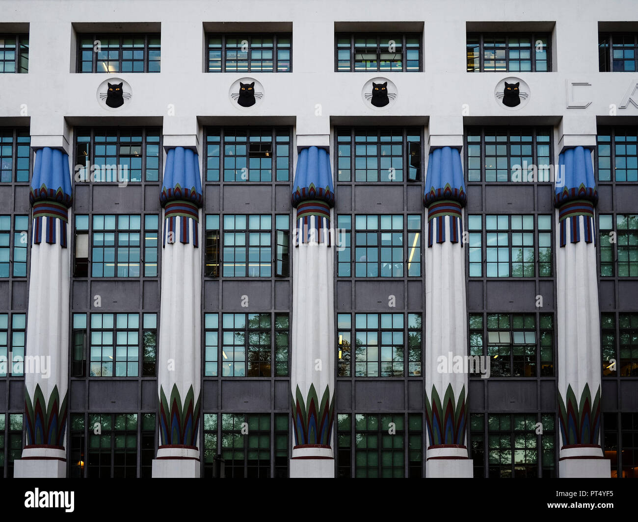 Black cat building Banque de photographies et d’images à haute ...