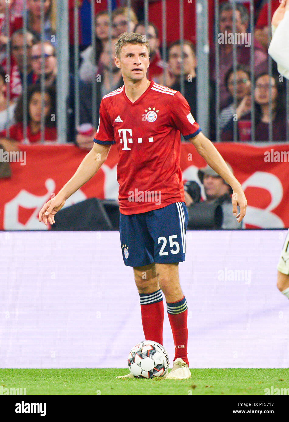 FC Bayern Munich, soccer, le 6 octobre 2018 Thomas Mueller, MÜLLER, FCB ...