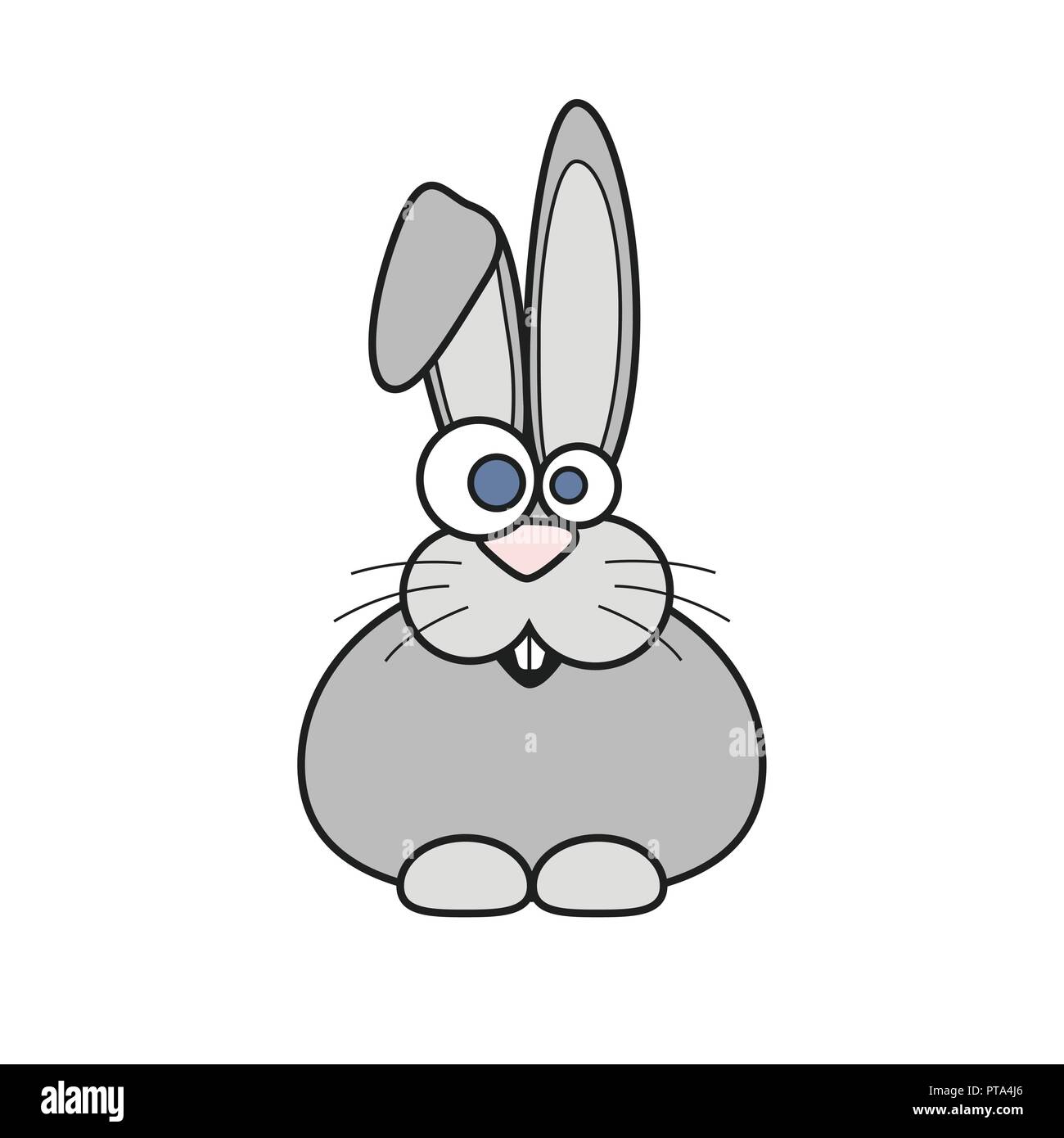 Lapin rigolo Banque d'images vectorielles - Alamy