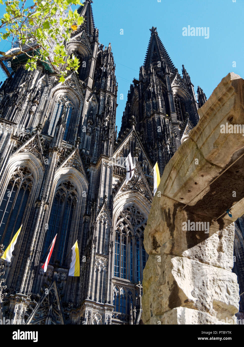 Flèche de la cathédrale de cologne Banque de photographies et d’images ...