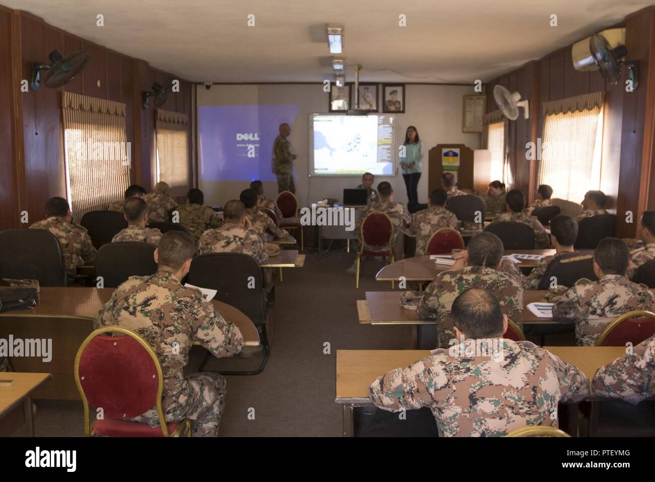 Jordan armed forces arab army jaf logistics mobile training team mtt ...