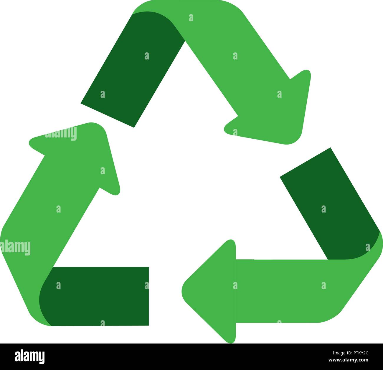 Flèches de recyclage symbole icône isolé Image Vectorielle Stock - Alamy