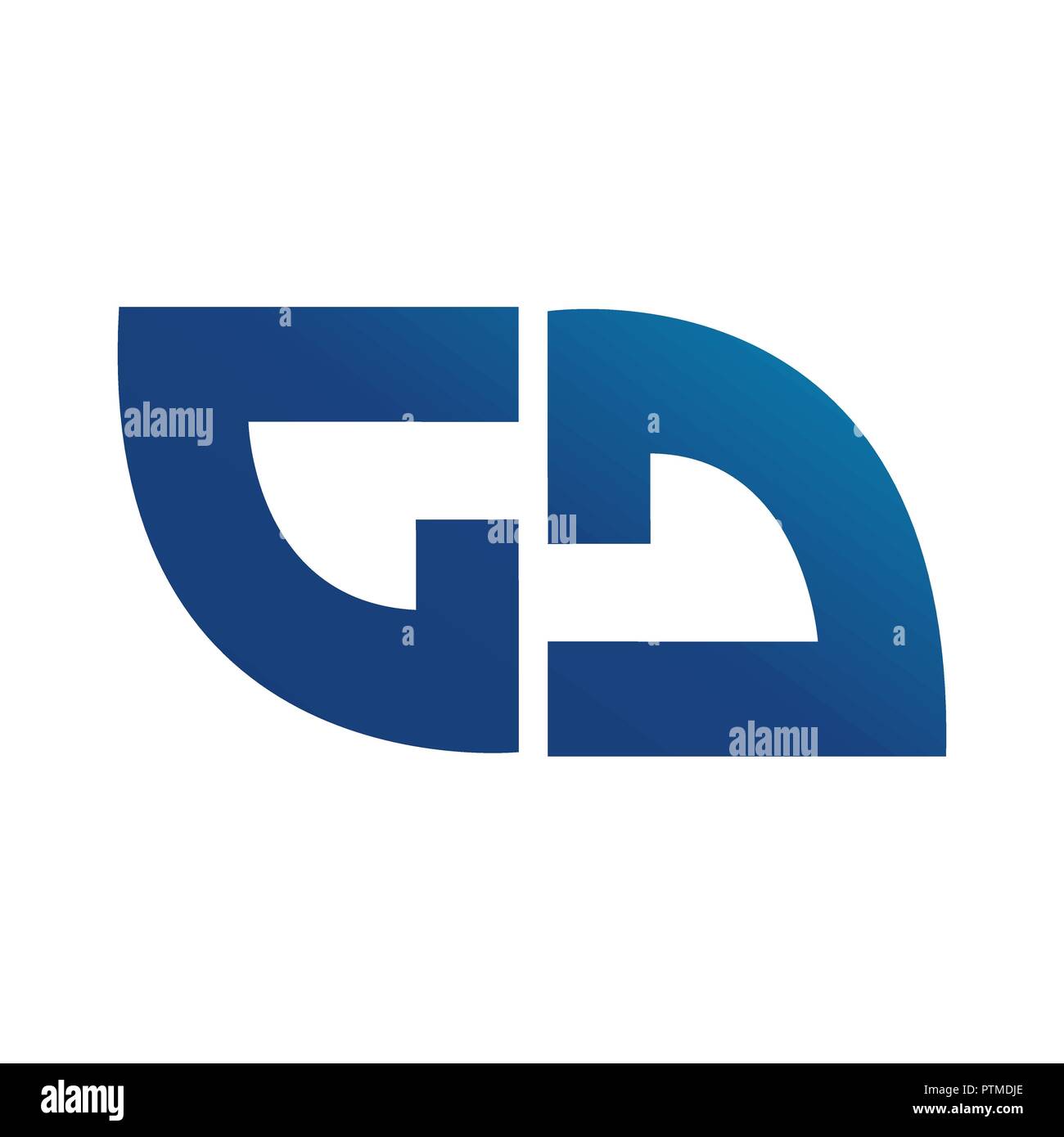 Logo rond graphique Banque d'images vectorielles - Alamy