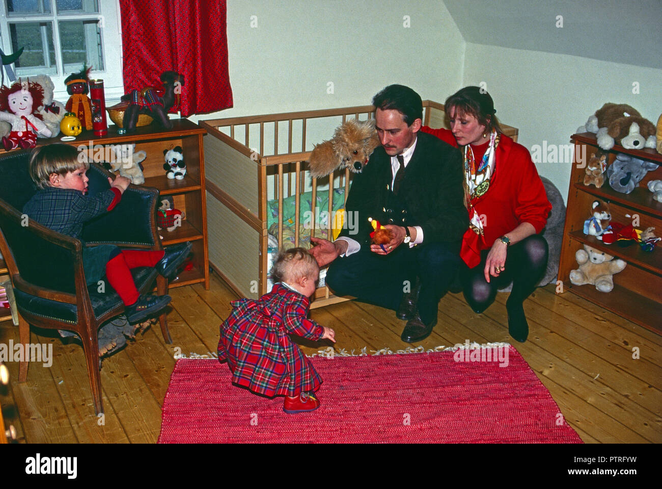 Rudolph Prinz von Croy mit Ehefrau Alexandra à Dülmen, Allemagne 1989 ...