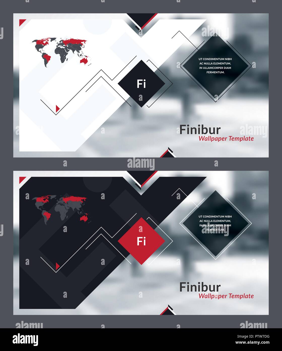 Wallpaper for powerpoint presentation Banque d'images vectorielles - Alamy