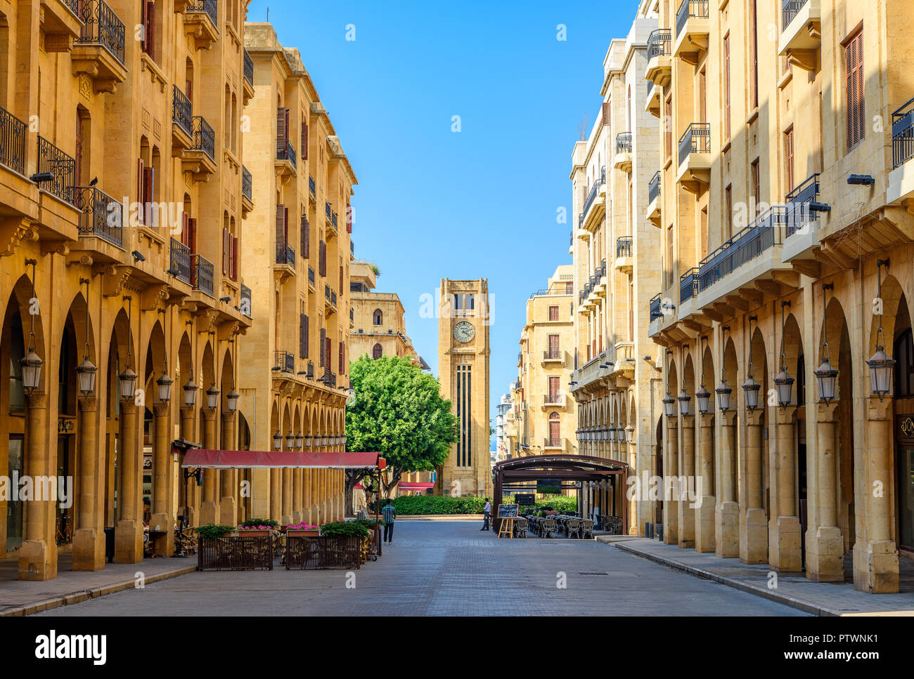 Downtown beirut lebanon view building Banque de photographies et d ...