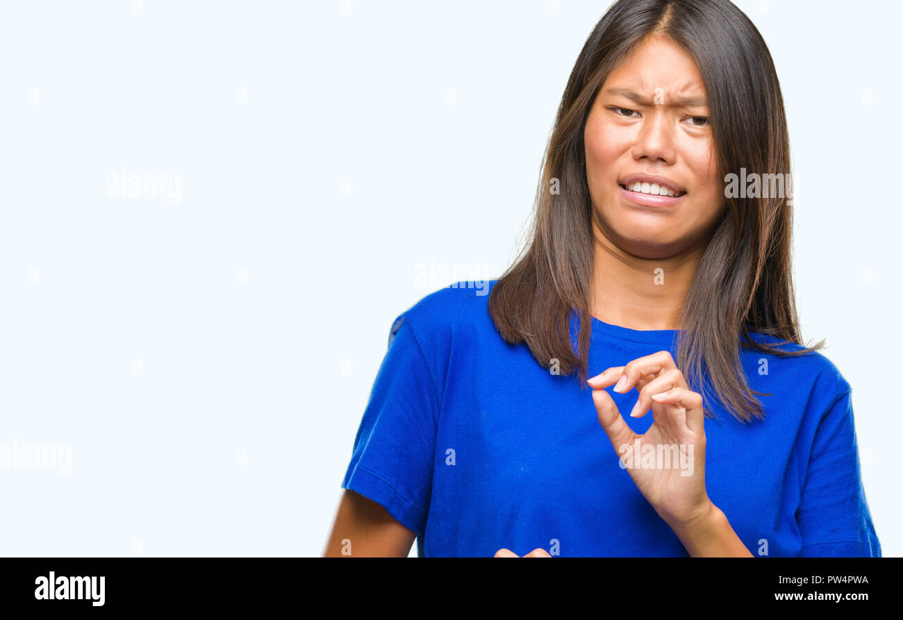 Fearful face expression asian Banque de photographies et d’images à ...