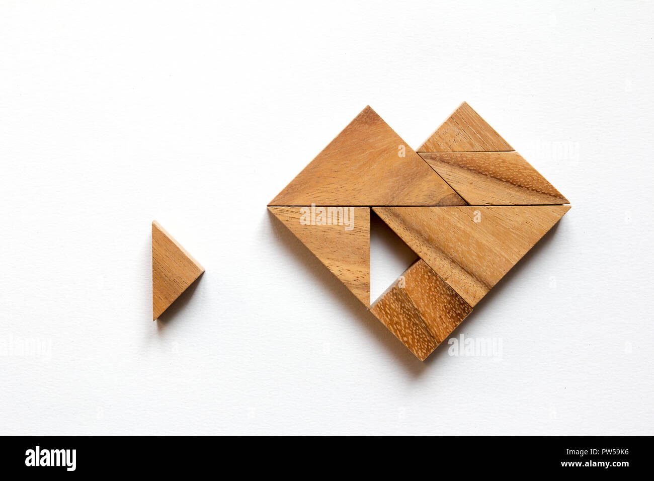 Tangram de coeur Banque de photographies et d’images à haute résolution ...