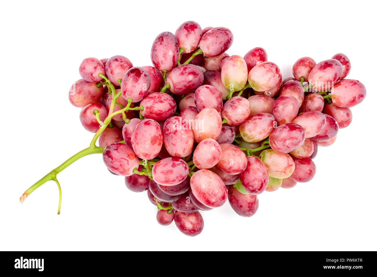 Grappe de raisin rose Banque d'images détourées - Alamy