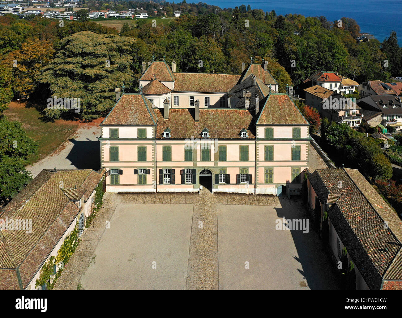 Château de Coppet, canton de Vaud, Suisse Photo Stock - Alamy