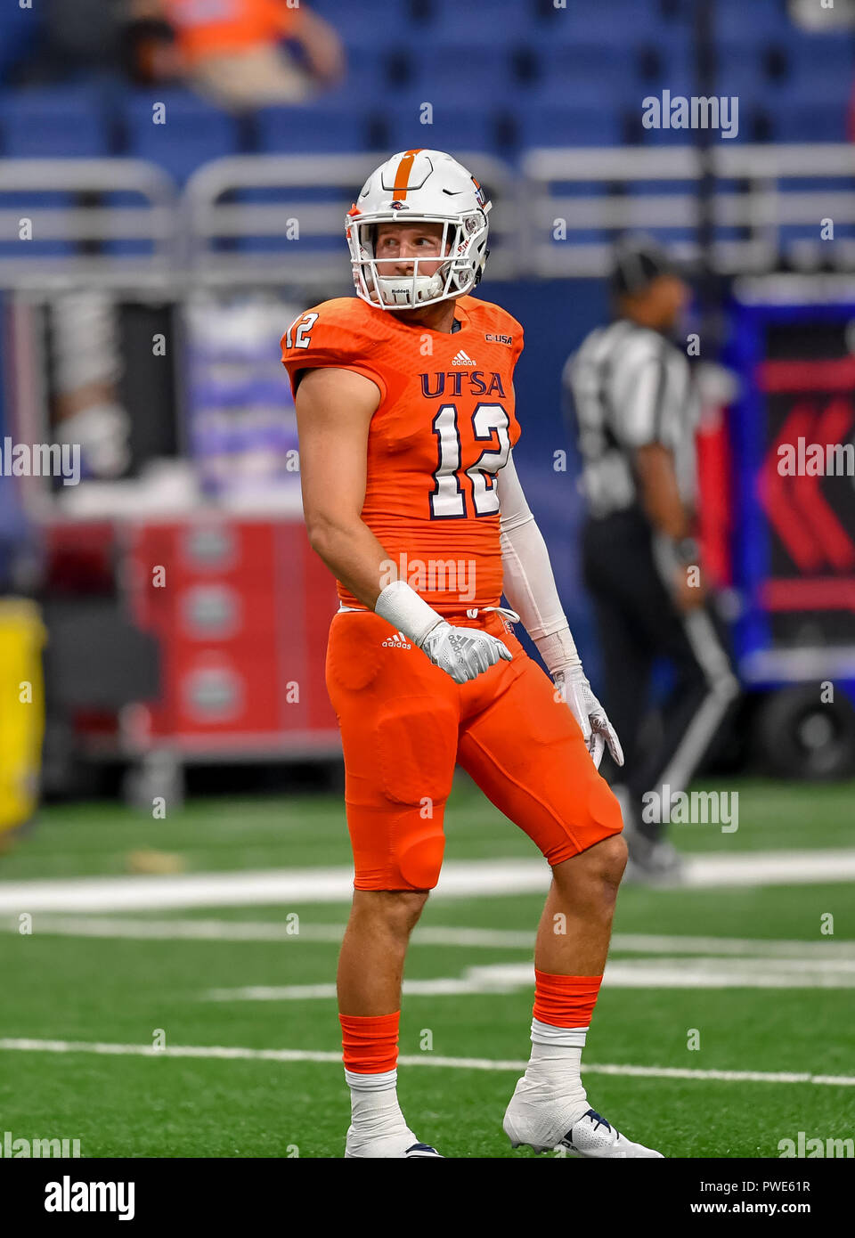 13 octobre 2018, San Antonio, TX...UTSA Roadrunner sécurité, Andrew ...