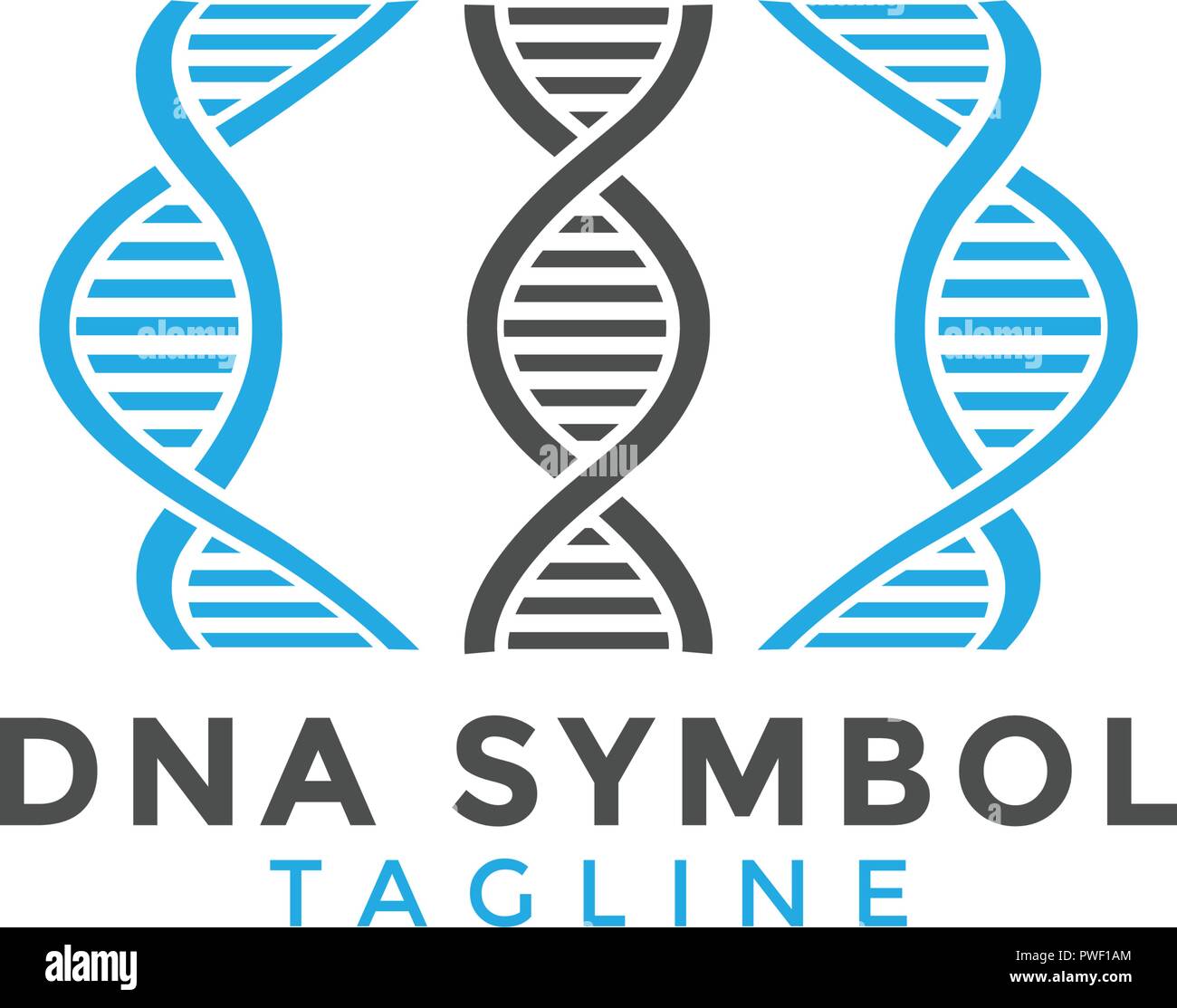Dna symbol Banque d'images vectorielles - Alamy