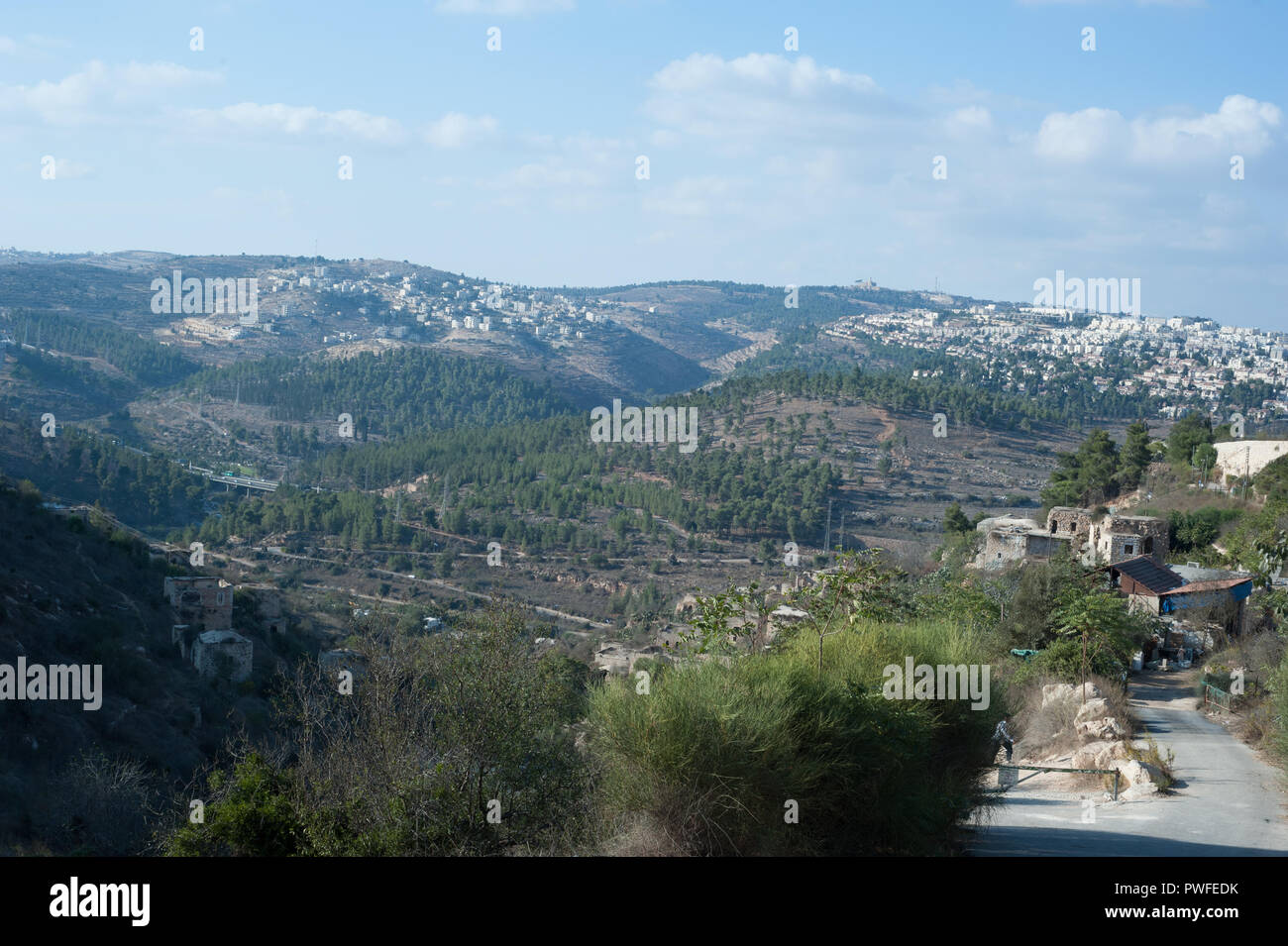 Les montagnes de Jérusalem en Israël, paysage Photo Stock - Alamy