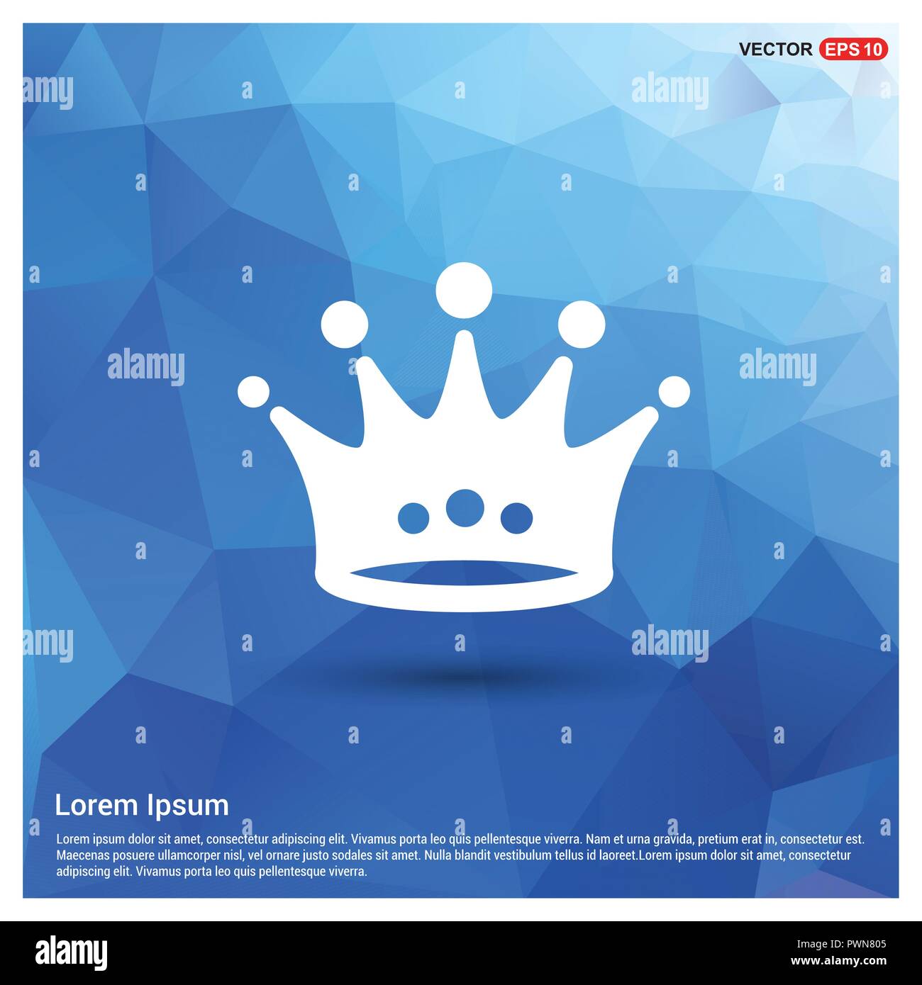 L'icône de la Couronne - Free vector icon Image Vectorielle Stock - Alamy