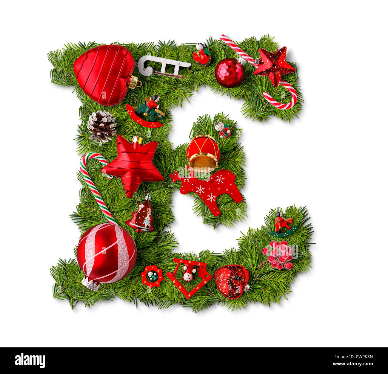 Lettre e noël Banque de photographies et d’images à haute résolution ...