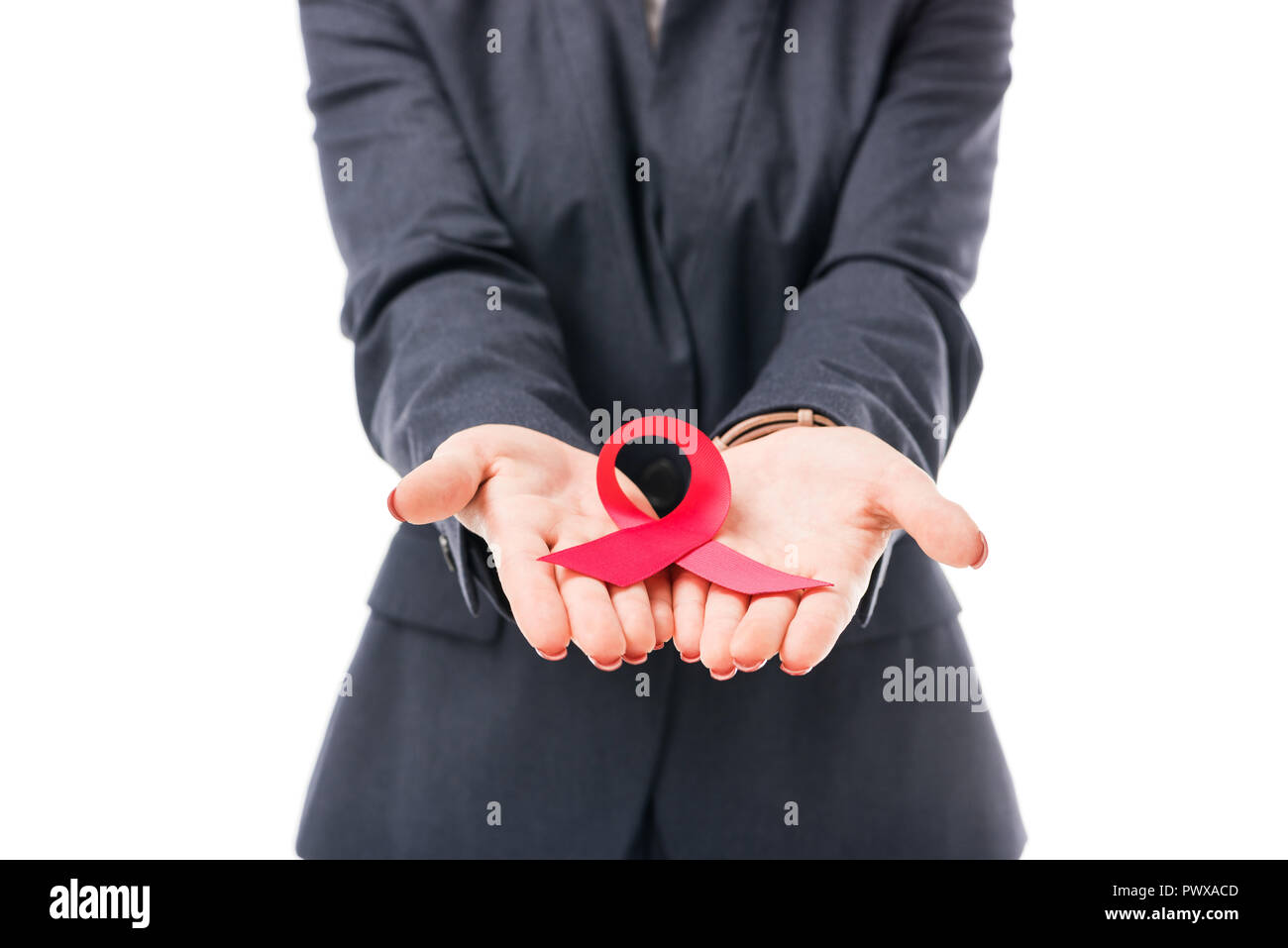 Symbole du ruban rouge Banque de photographies et d’images à haute ...