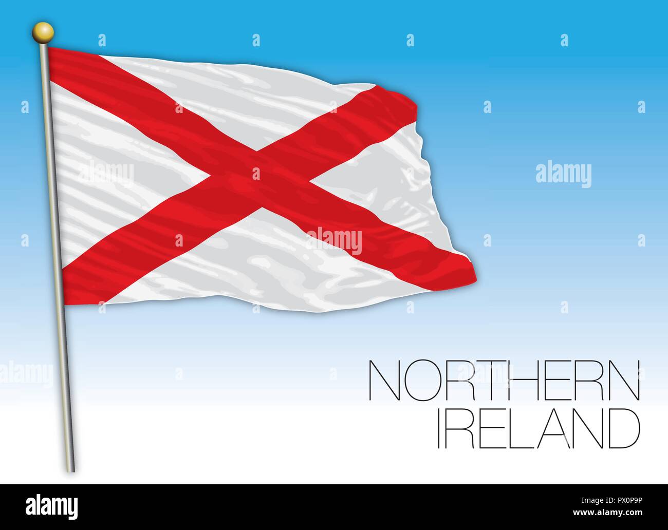 Drapeaux irlandais Banque d'images vectorielles - Alamy