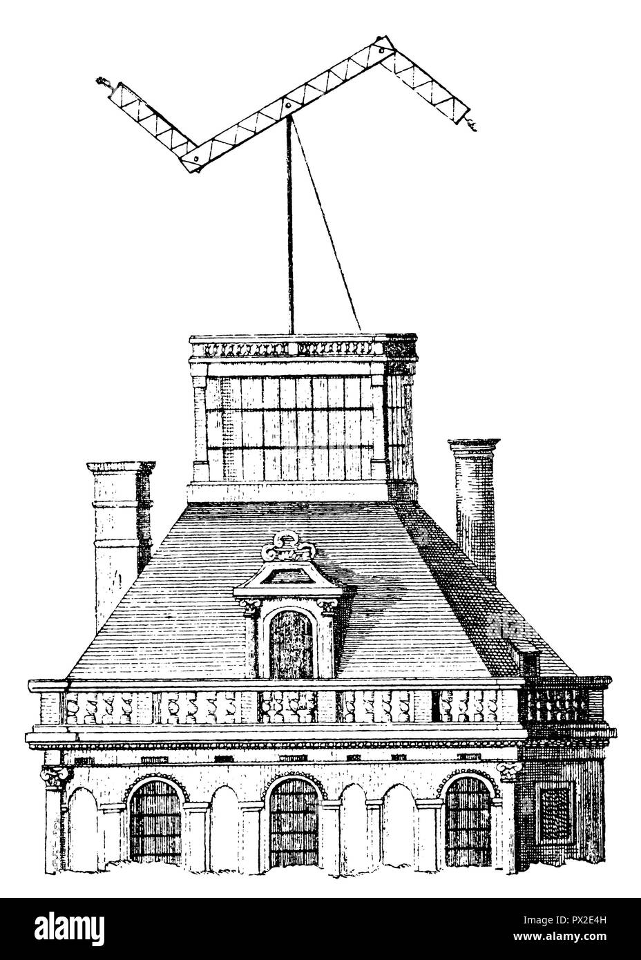 Télégraphe optique Banque d'images détourées - Alamy