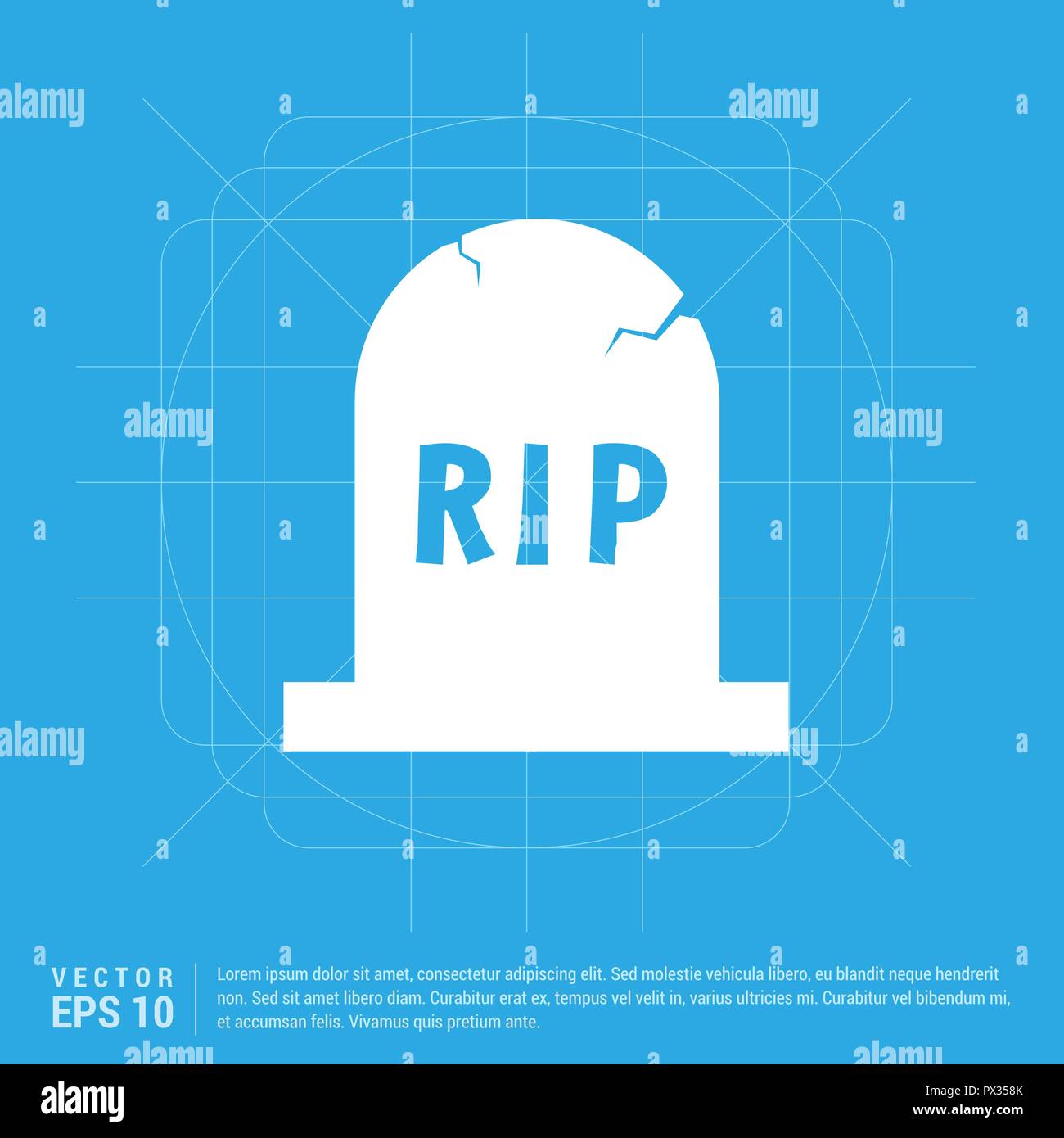 Tombe dans cimetiere dessin Banque de photographies et d’images à haute ...