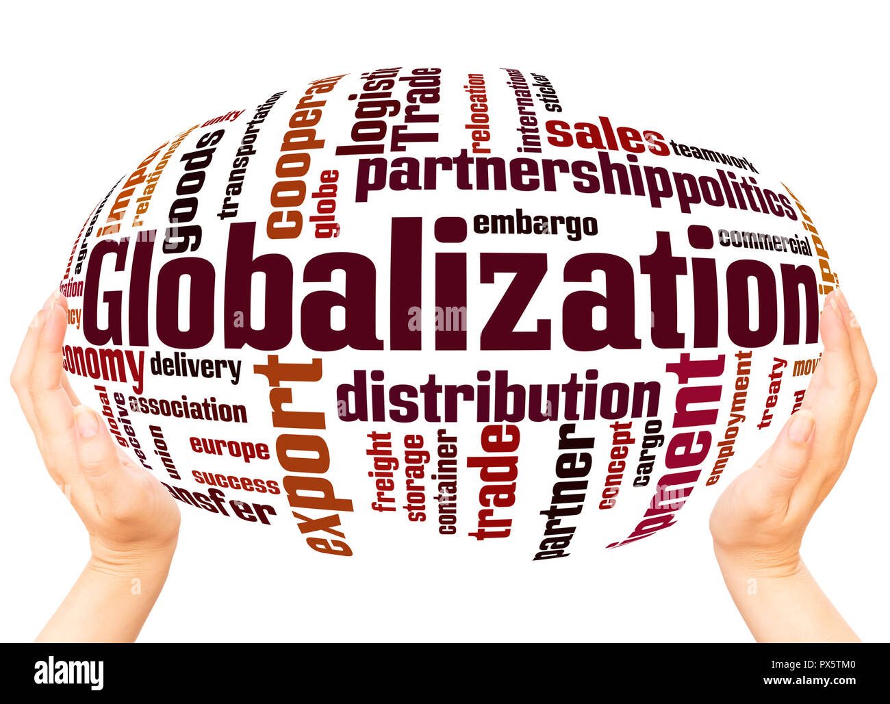 Globalization word Banque de photographies et d’images à haute résolution - Alamy