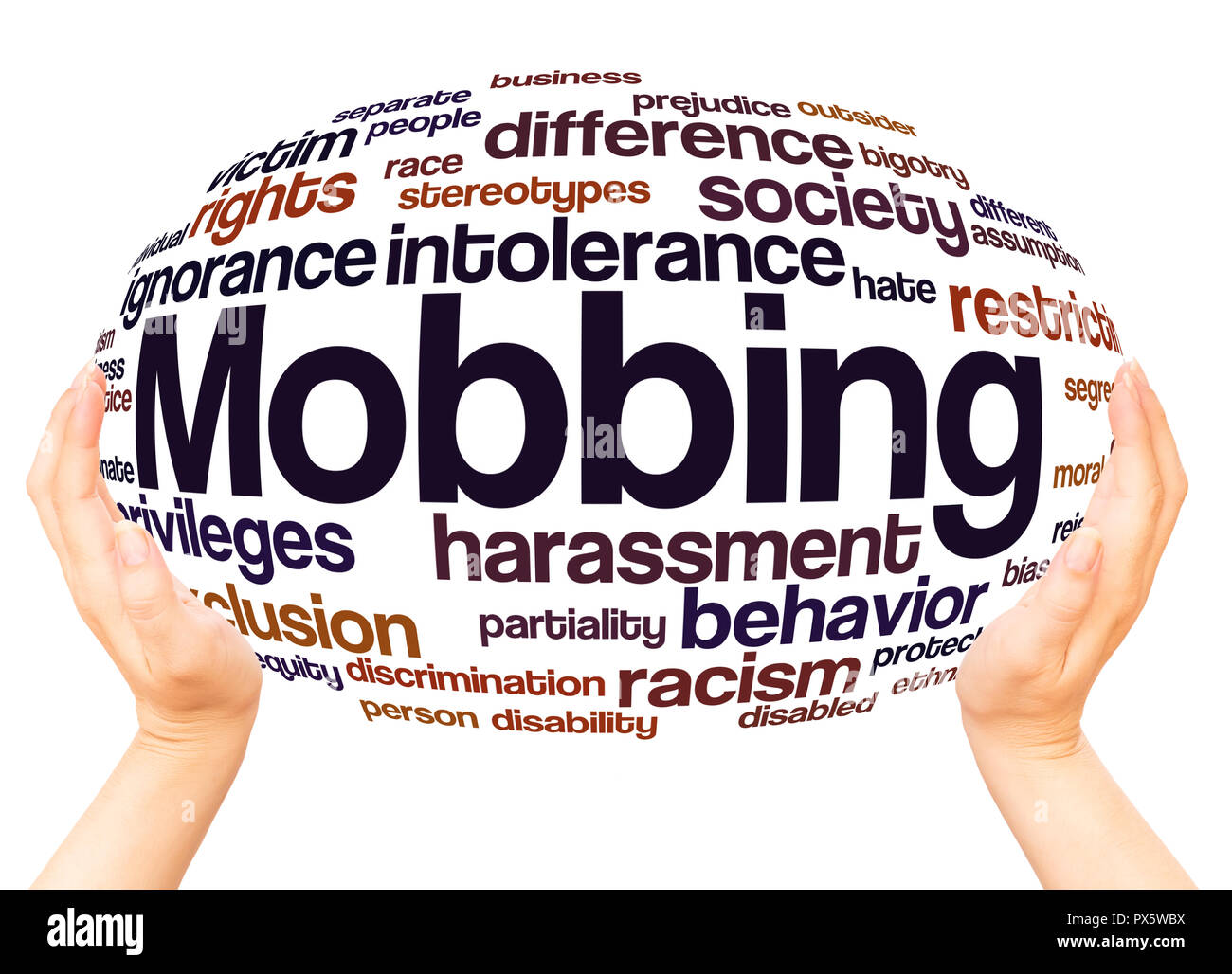 Comportement de mobbing Banque d'images détourées - Alamy