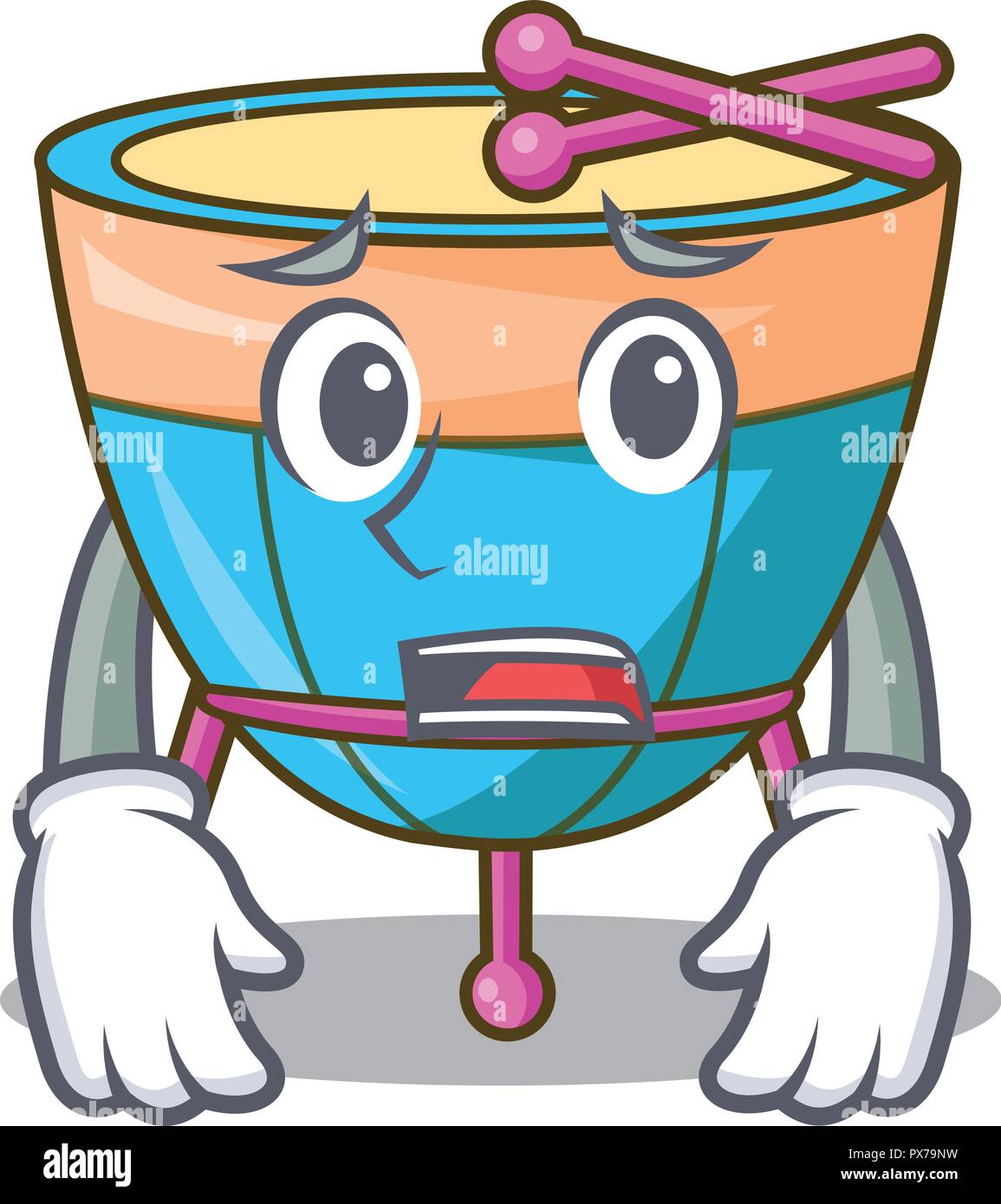Timpani cartoon illustration Banque d'images vectorielles - Alamy